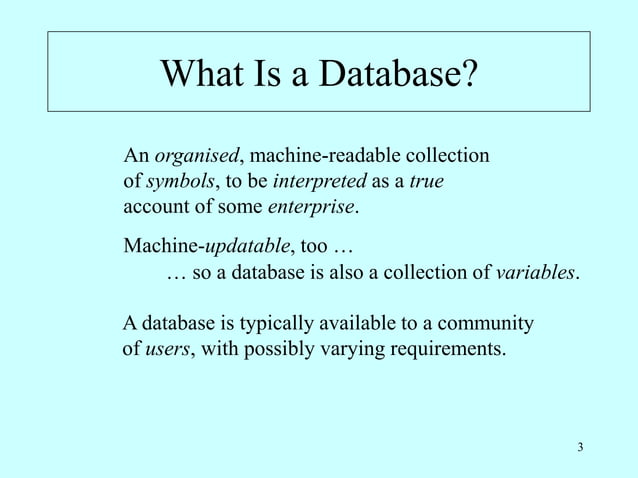 Rdb Fundamentals 1 Introppt Databases Computer Software And