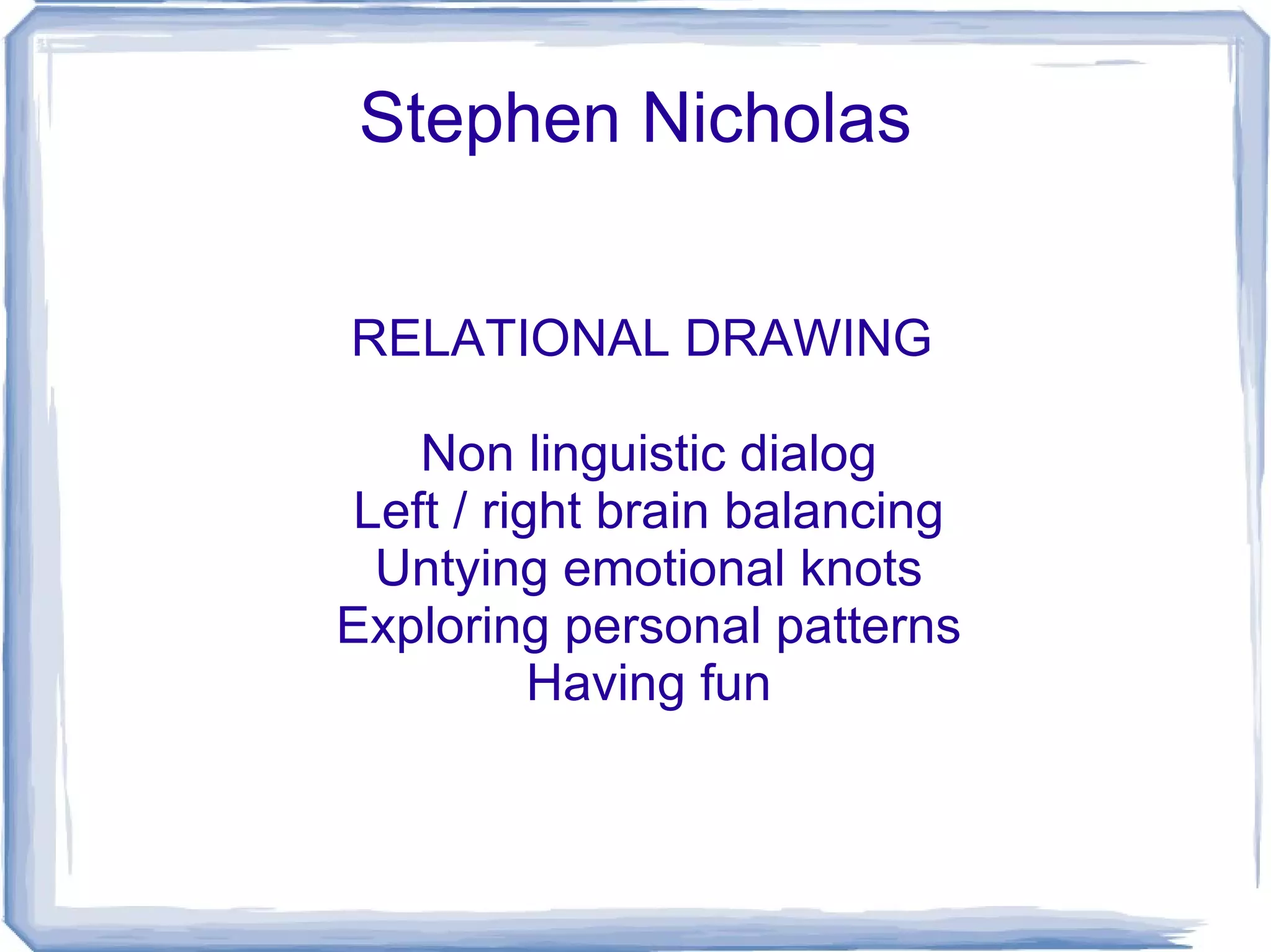 Relational Drawing Example | PPT