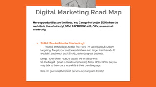 Digital Marketing Road Map For a Local Restaurant Chain | PPTX
