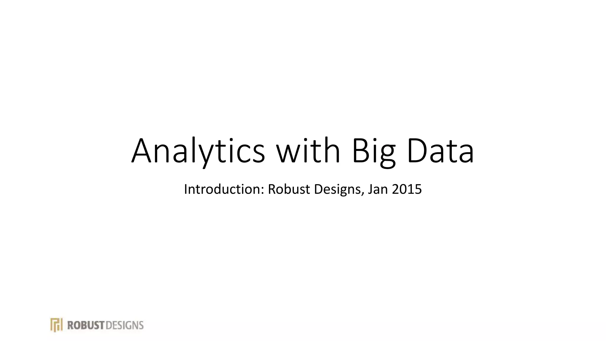 Rd big data & analytics v1.0 | PPT