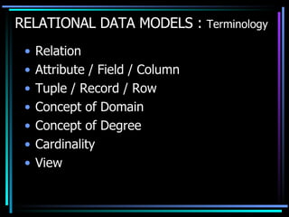 Rdbms | PPT