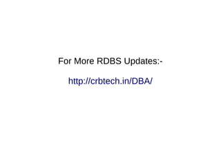 RDBMS and Hadoop | ODP