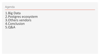 Relational databases for BigData | PPT