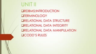 RDBMS | PPT