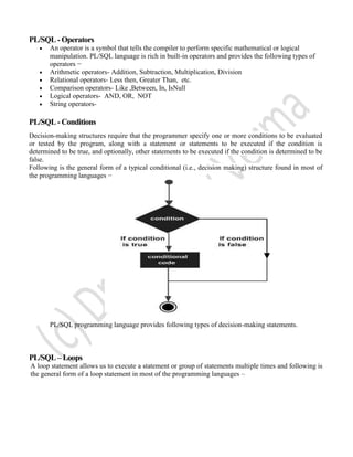 rdbms.pdf plsql database system notes for students to study | PDF ...