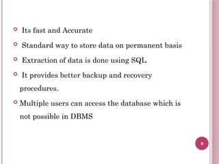 Relational database management system(rdbms) | PPT