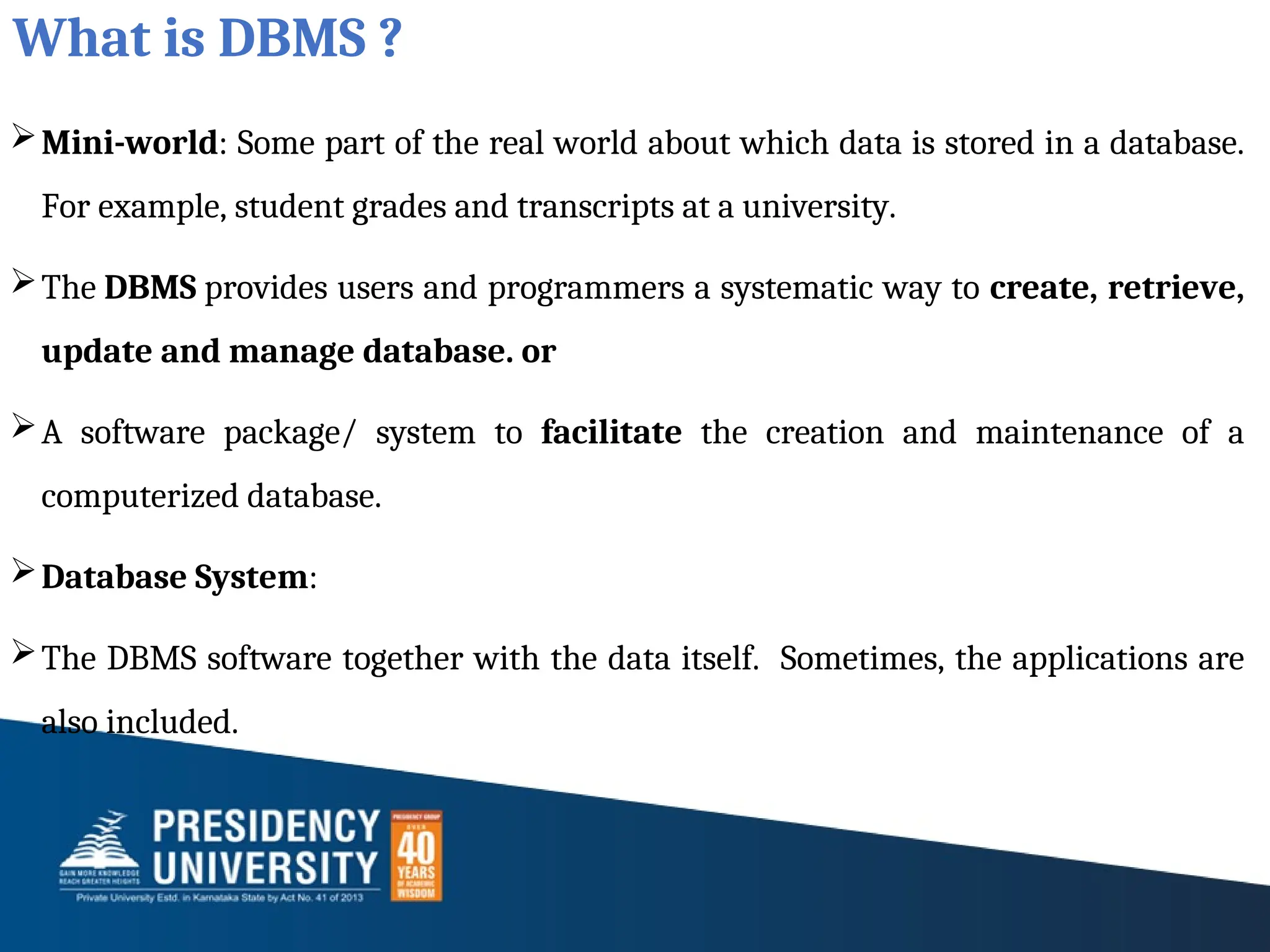 RDBMS - MODULE - 1 (Part-1).ppt all aboute data | PPT