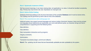 Relational Database Management System part II | PPTX