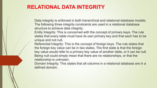 Relational Database Management System part II | PPTX