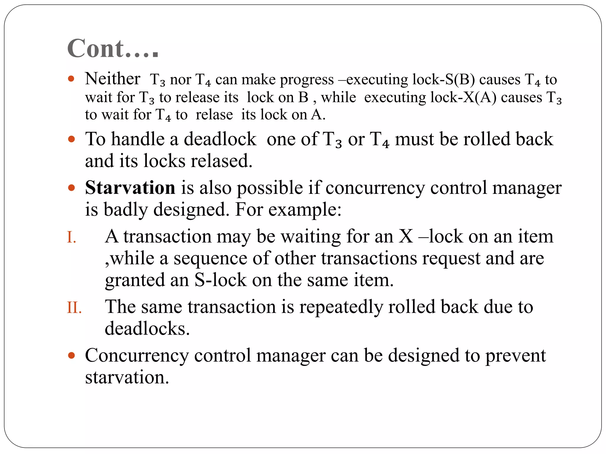 concurrency control | PPT