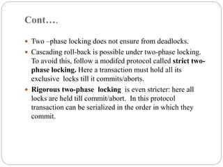 concurrency control | PPT