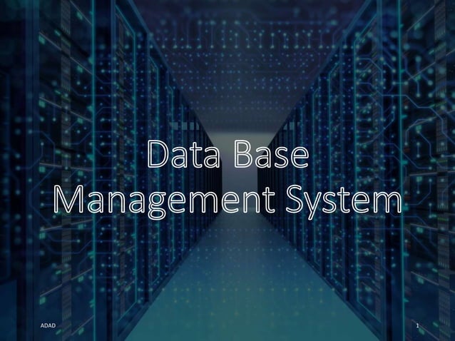 Overview of Data Base Systems Concepts and Architecture | PPTX