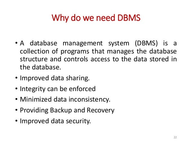 Overview of Data Base Systems Concepts and Architecture