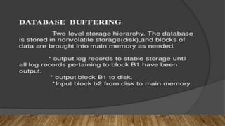 shadow paging in RDBMS | PPTX