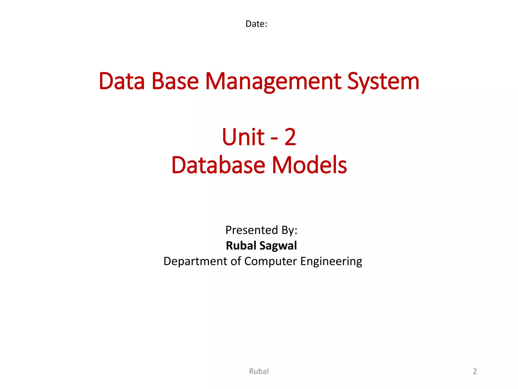 Database Models Client Server Architecture Distributed Database And Classification Of Dbms Ppt