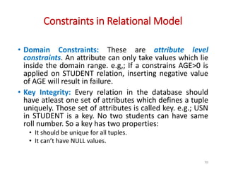 ER Modeling and Introduction to RDBMS | PPT