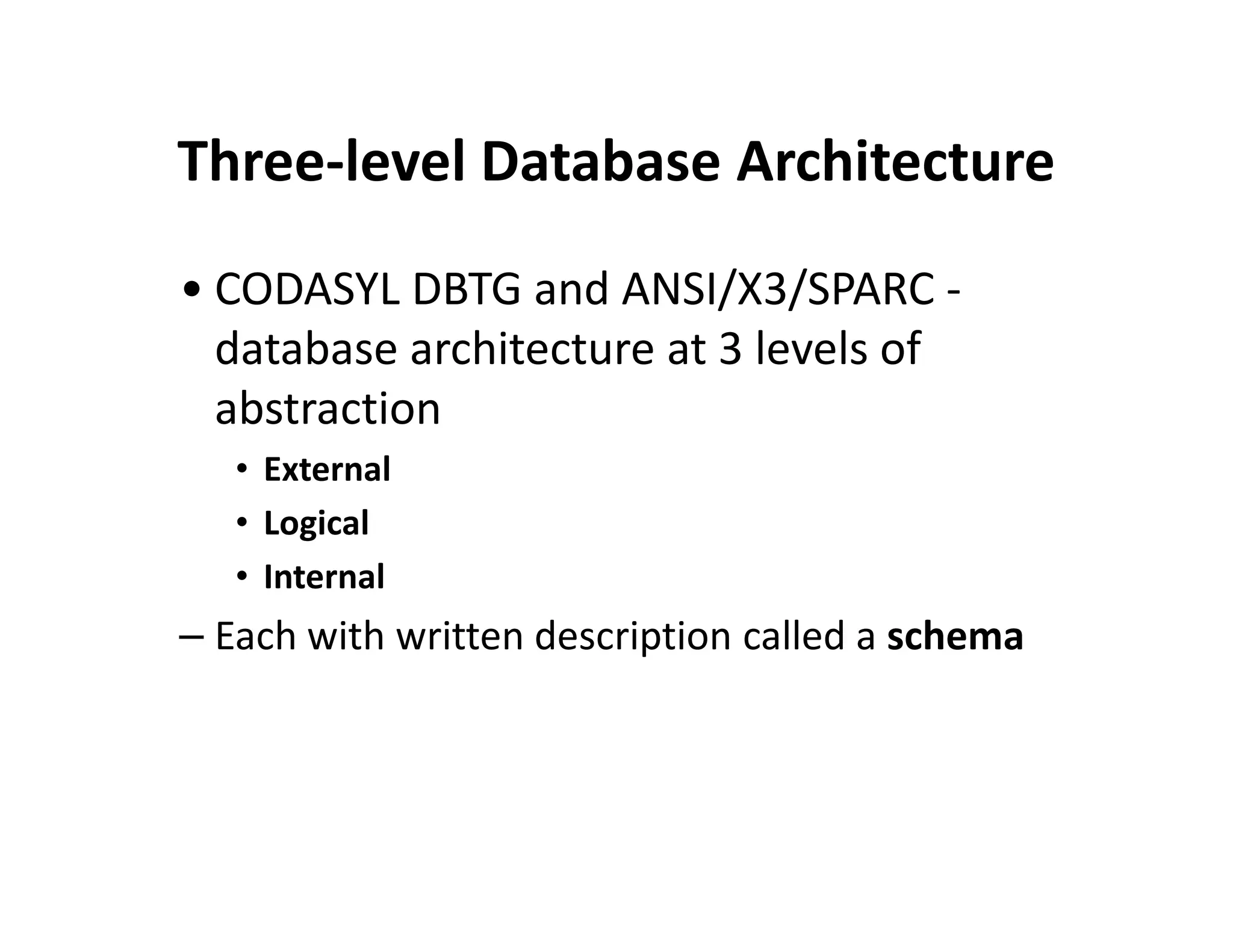 RDBMS Arch & Models | PPT