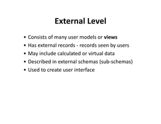 RDBMS Arch & Models | PPT