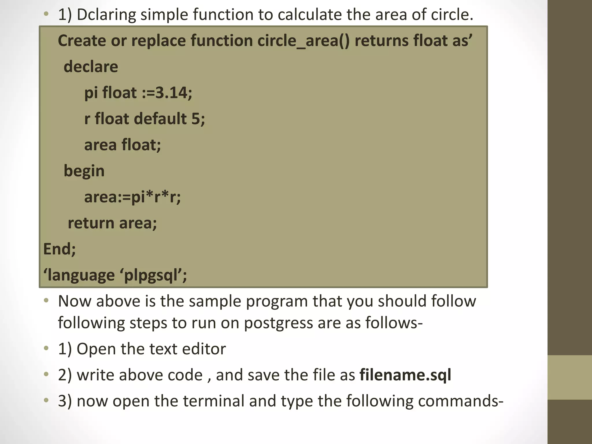 Rdbms chapter 1 function | PPT
