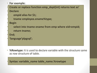 Rdbms chapter 1 function | PPT