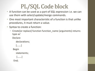 Rdbms chapter 1 function | PPT