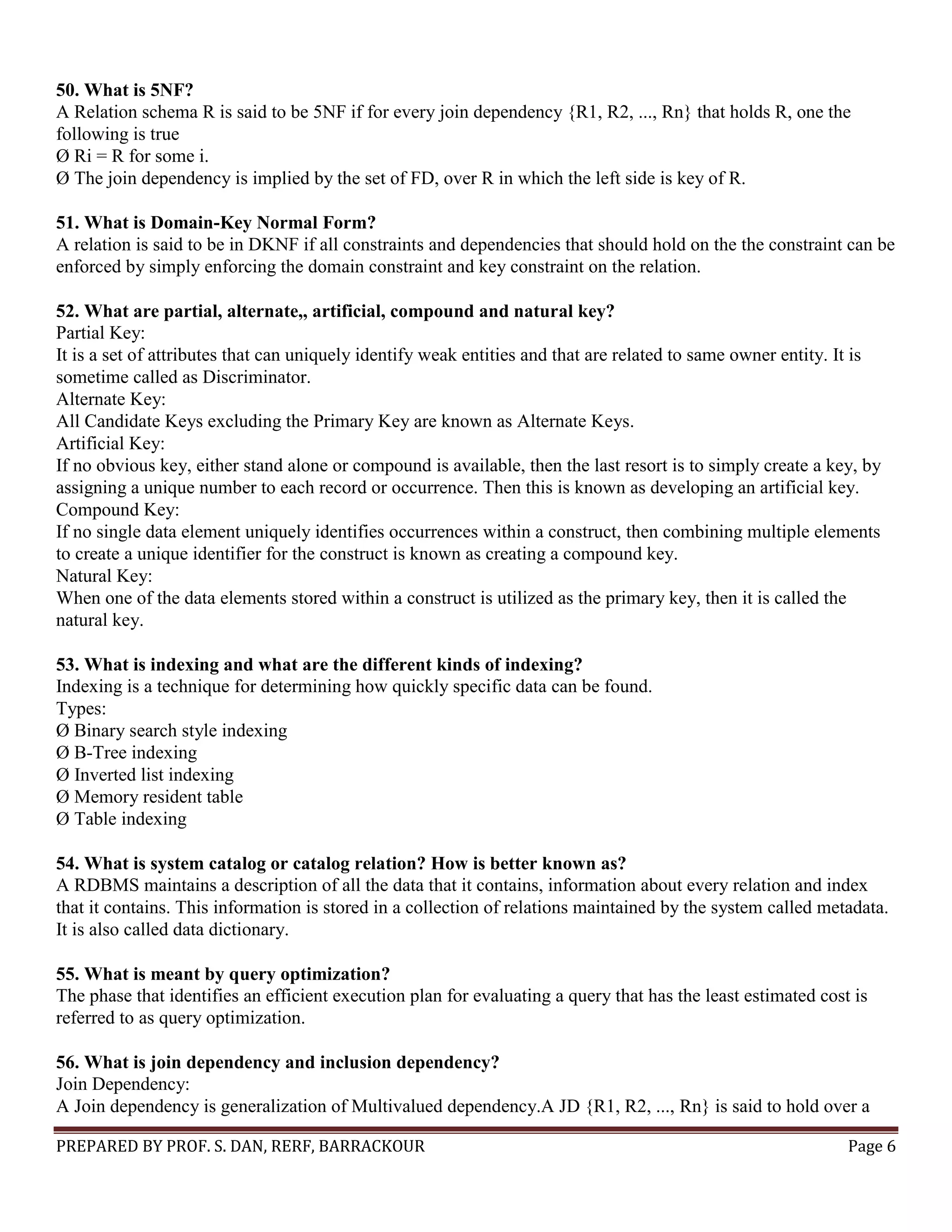 DBMS and Rdbms fundamental concepts | PDF