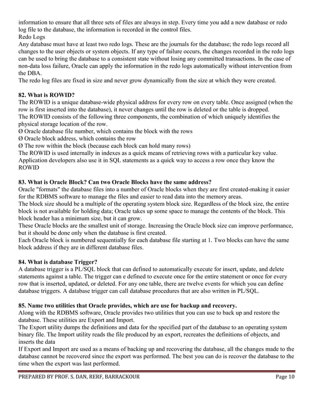 DBMS and Rdbms fundamental concepts | PDF