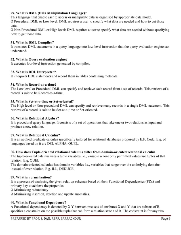 DBMS and Rdbms fundamental concepts | PDF