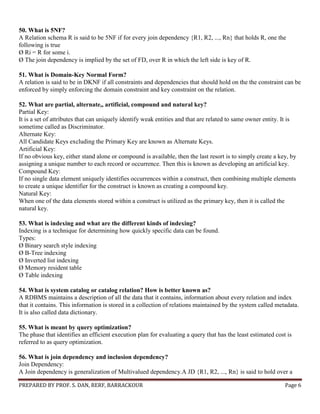 DBMS and Rdbms fundamental concepts | PDF