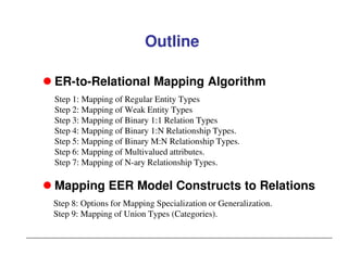 RDBMS ER2 Relational | PPT