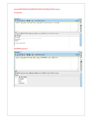 Rdbms Practical file diploma | PDF