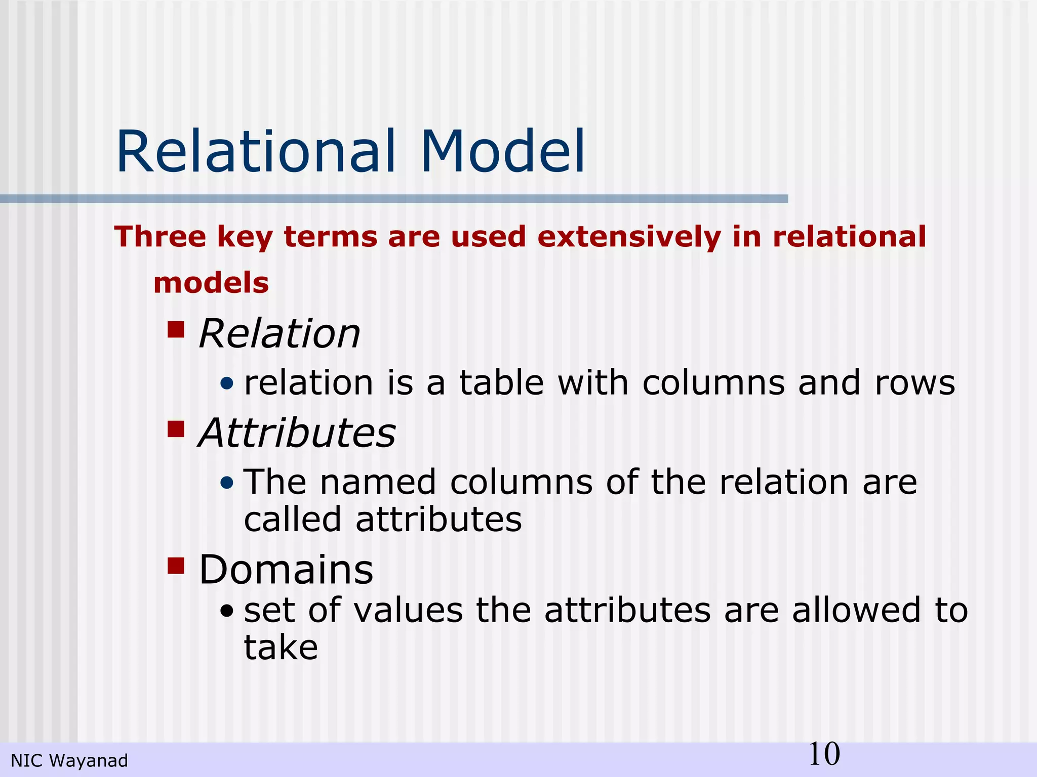 Relational Database Fundamentals | PPT