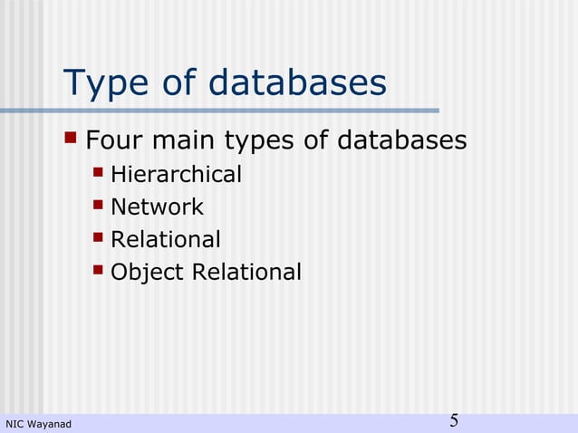 Relational Database Fundamentals | PPT