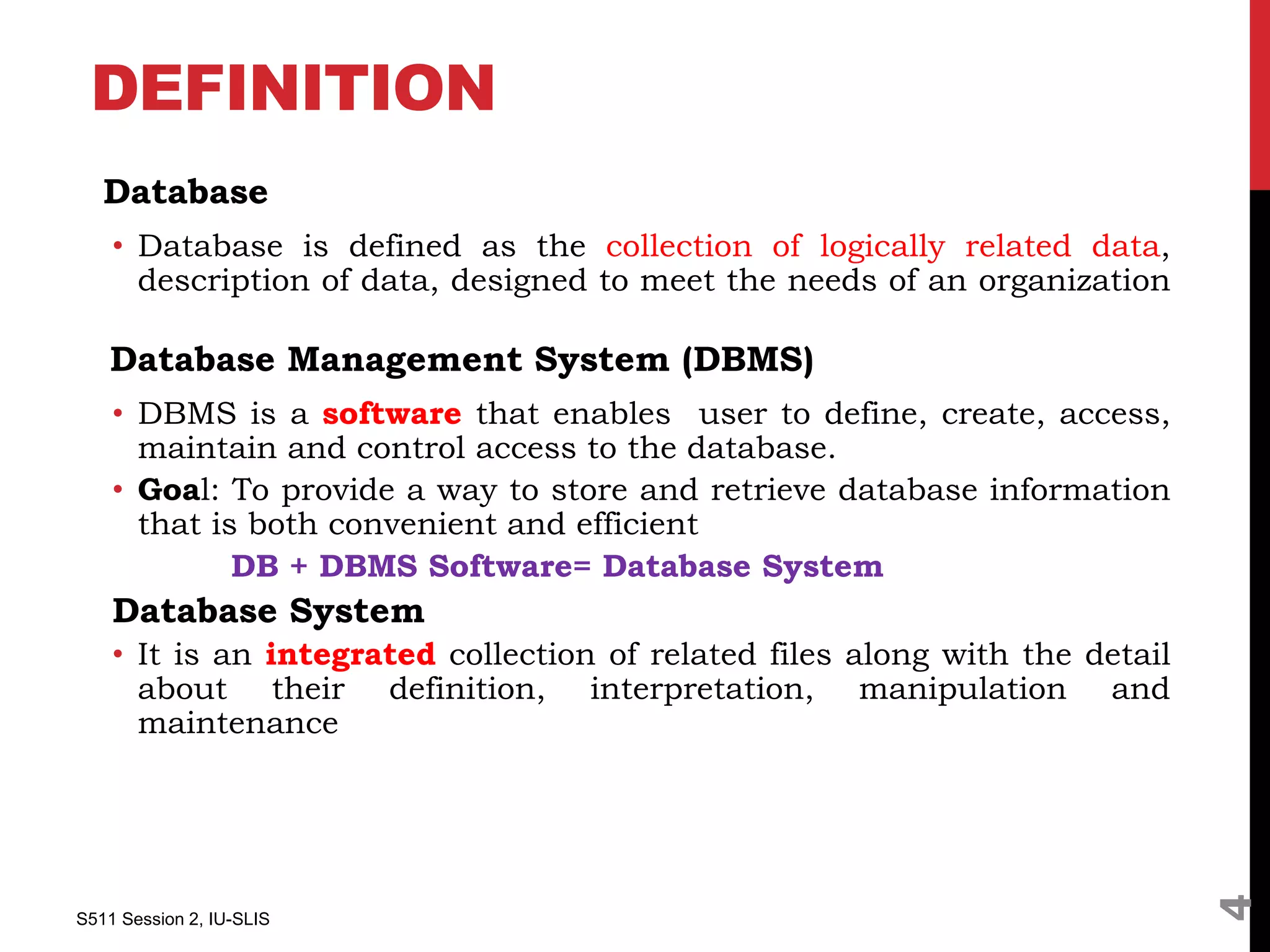 INTRODUCTION TO RDBMS | PPT