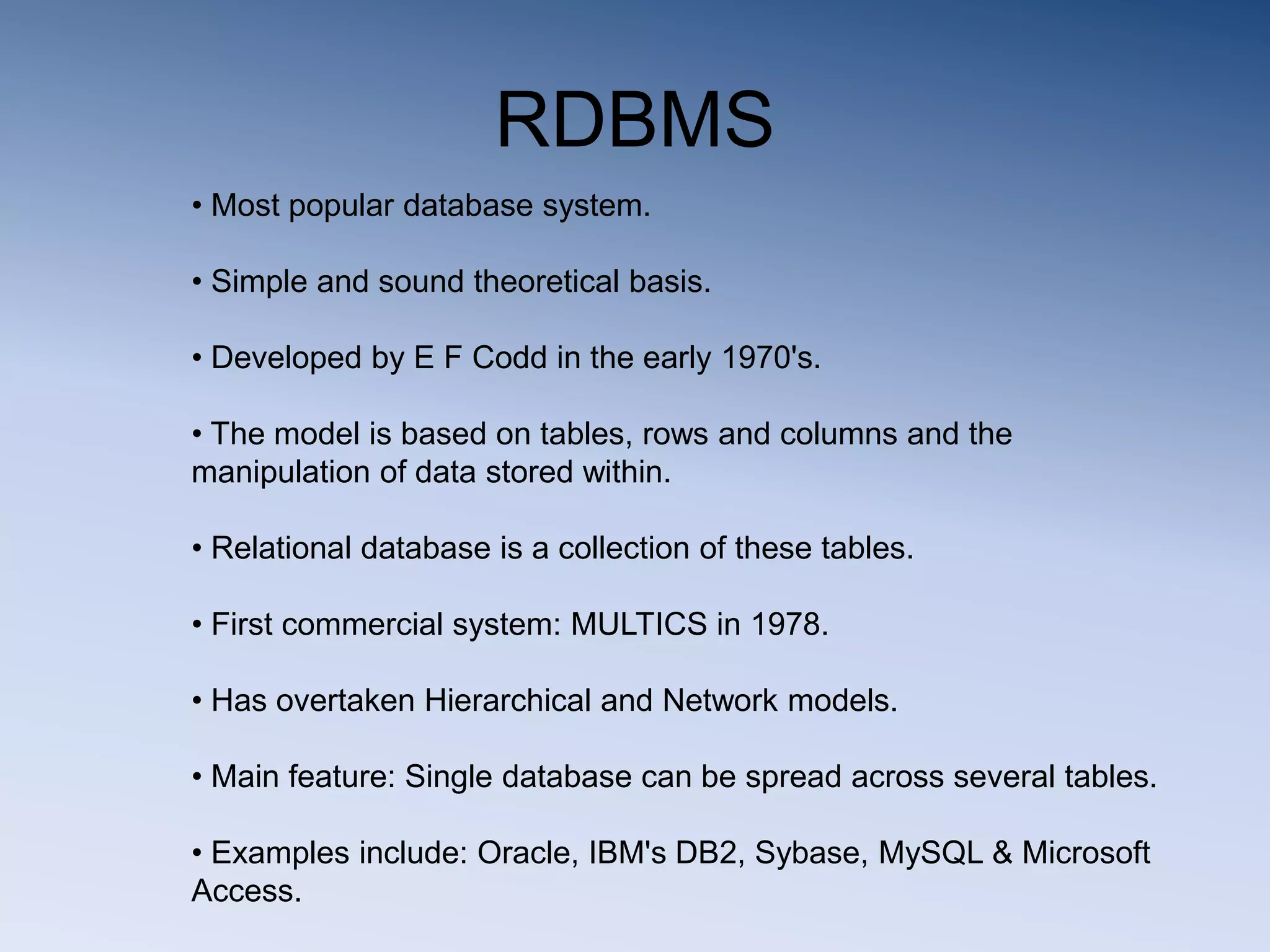 Rdbms | PPTX