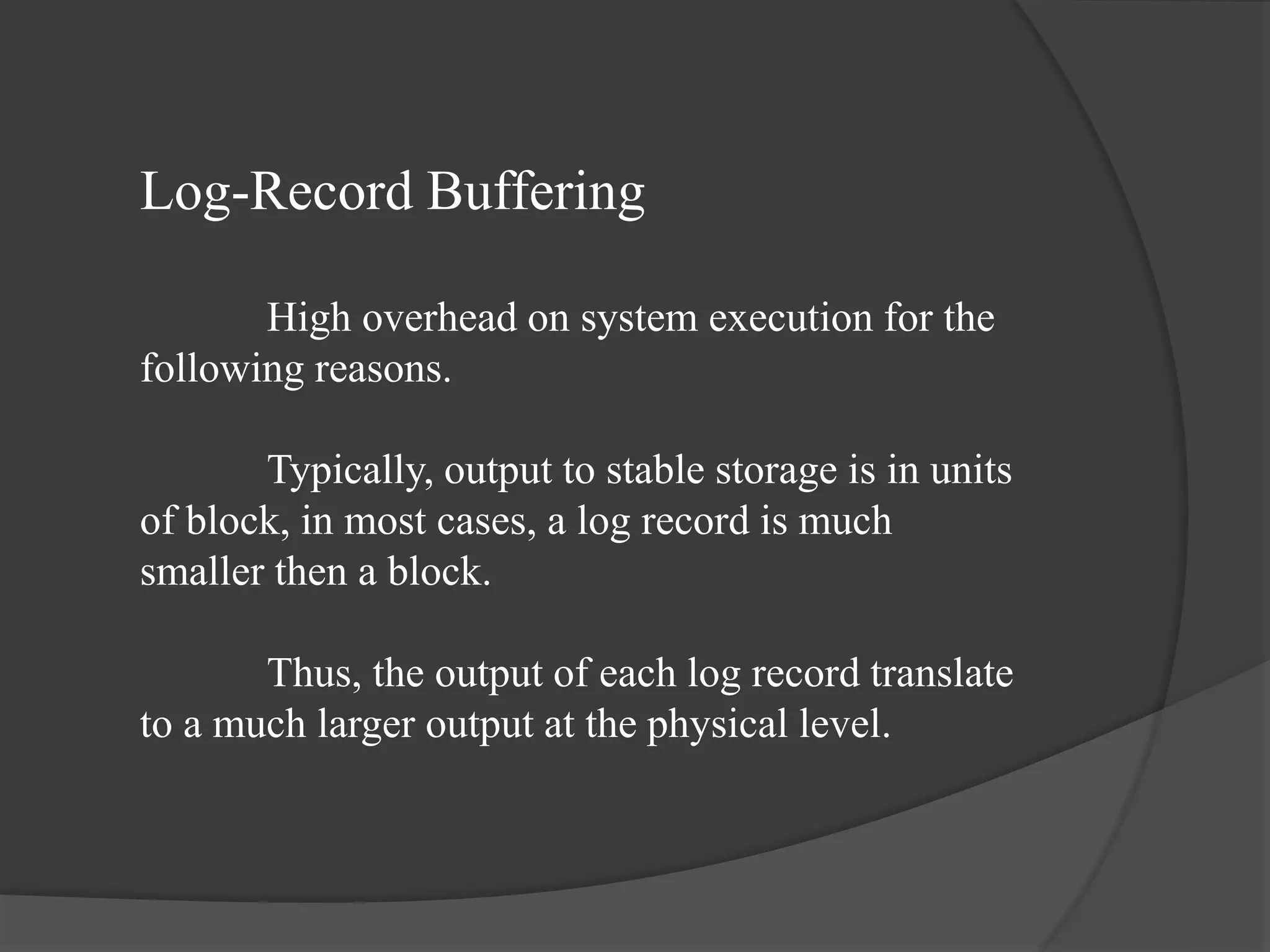 SHADOW PAGING and BUFFER MANAGEMENT | PPTX