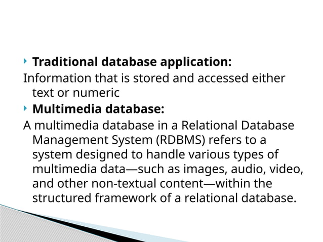 Relational database management system and their application | PPT