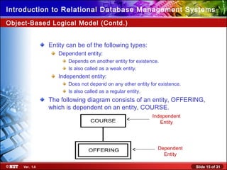 Rdbms session 01_a | PPT | Databases | Computer Software and Applications