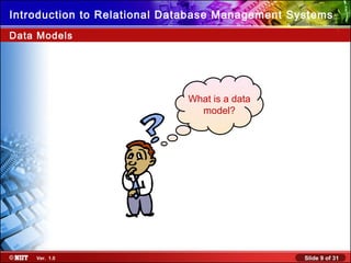 Rdbms session 01_a | PPT | Databases | Computer Software and Applications