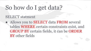 RDBMS SQL Basics | PPT