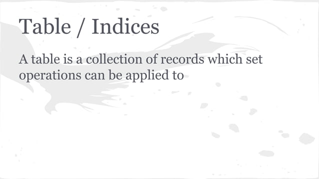 RDBMS SQL Basics | PPT