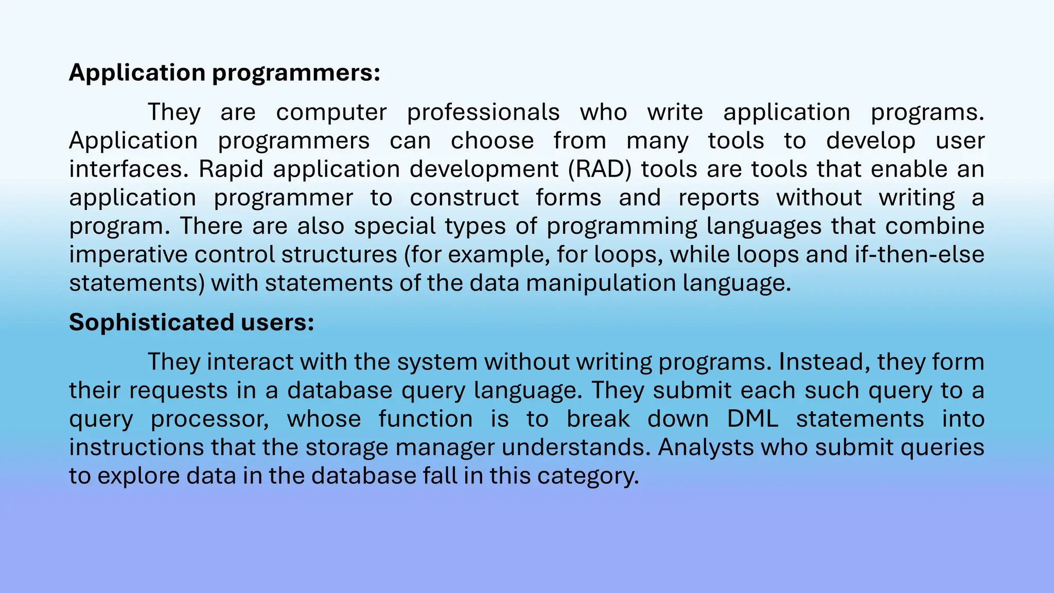 RDBMS UNIT-1.pdf PPT covered all basic cocepts of RDBMS and schema and components of RDBMS | PPT