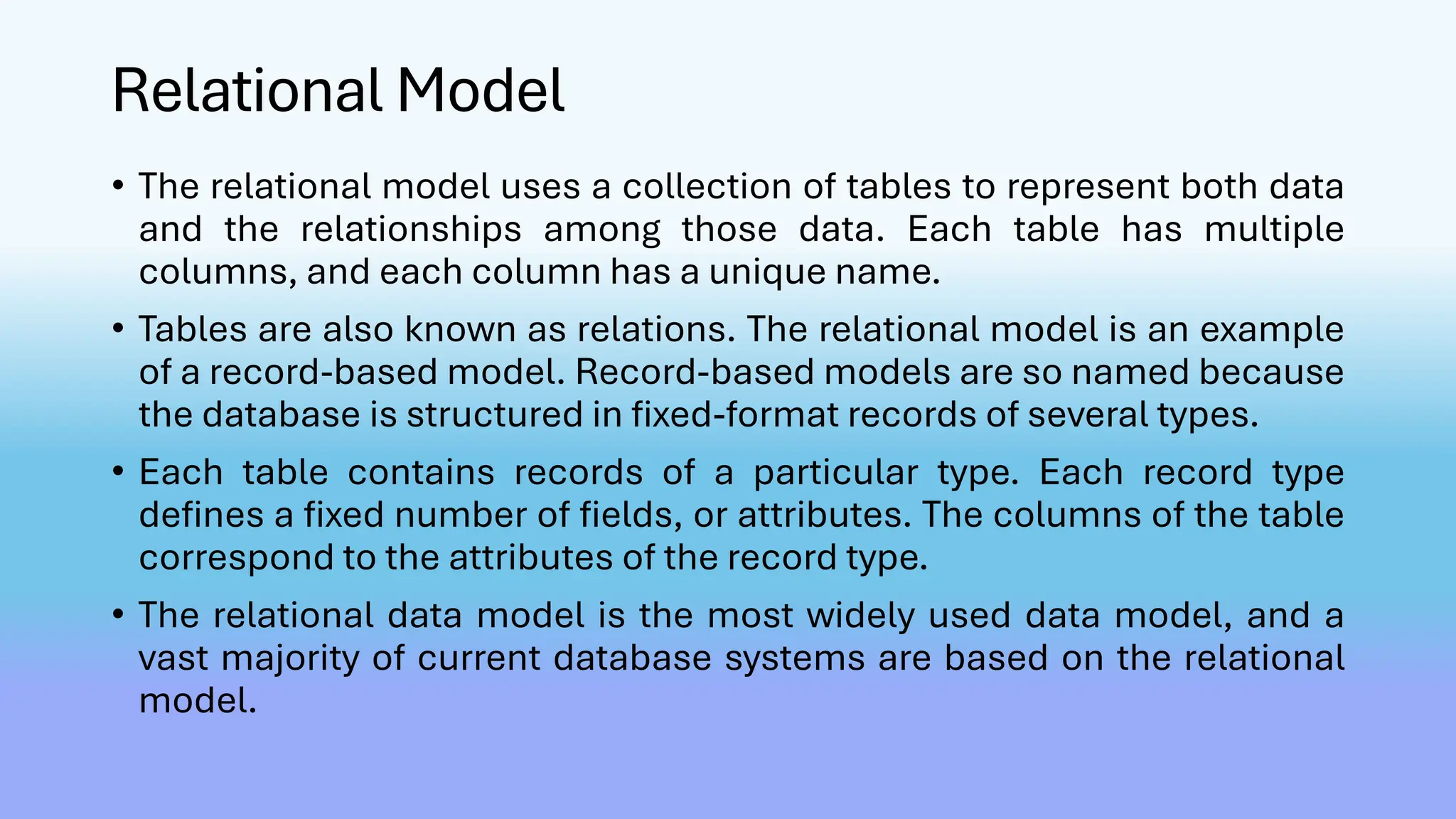 RDBMS UNIT-1.pdf PPT covered all basic cocepts of RDBMS and schema and components of RDBMS | PPT