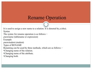 Relational Database management Systems unit-II | PPTX | Databases ...