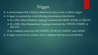 Relational Database Management System-- vivek singh | PPTX