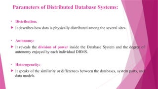 RDBMS UNIT 5 DDBMS- Distributed Database Management Systems.pptx