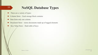 Rdbms vs. no sql | PPT