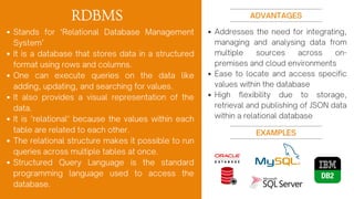 RDBMS vs Hadoop vs Spark | PDF