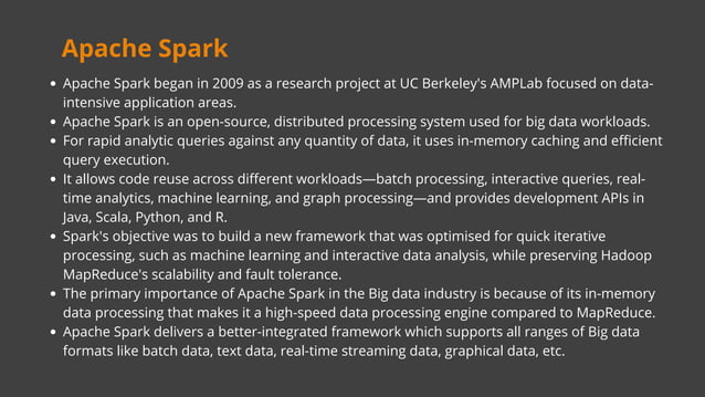 RDBMS vs Hadoop vs Spark | PDF