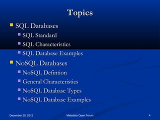 RDBMS vs NoSQL | PPT